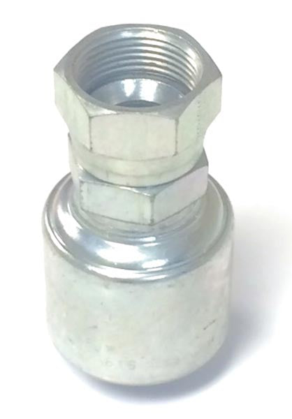 Gates Carbon Steel 1'' Female JIC Swivel Crimp On Fitting for 1'' Hose ...