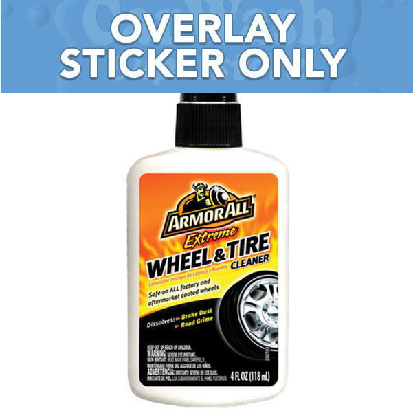 Armor All Extreme Wheel & Tire Cleaner 1-Column Decal – Car Wash Superstore
