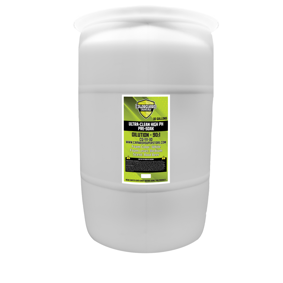 ColorGuard Ultra-Clean High PH Pre-Soak (30 Gallons) – Car Wash Superstore