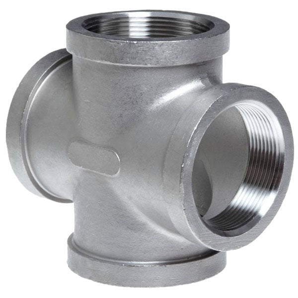 CWS StaiG:Jnless Steel 1/2'' Cross Pipe Fitting – Car Wash Superstore
