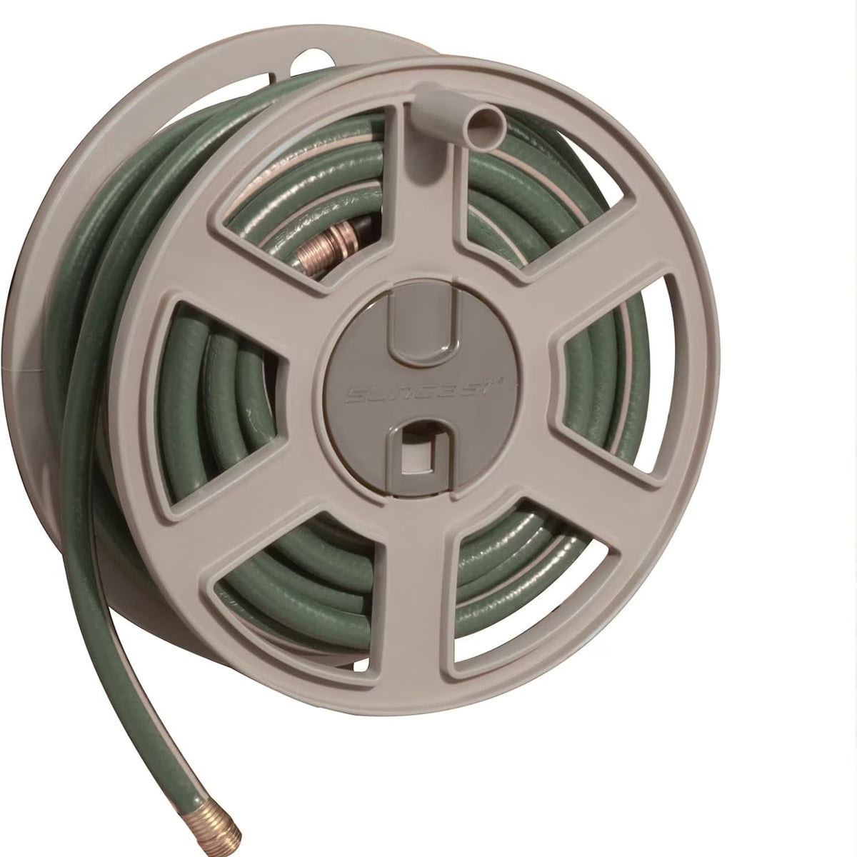 100 Ft. Wall Mount Hose Reel Side Wind, Taupe (Open Box) – Car Wash ...