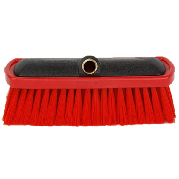 Erie Brush Nylon Brush with Red Plastic Head and Red Rubber Bumper ...
