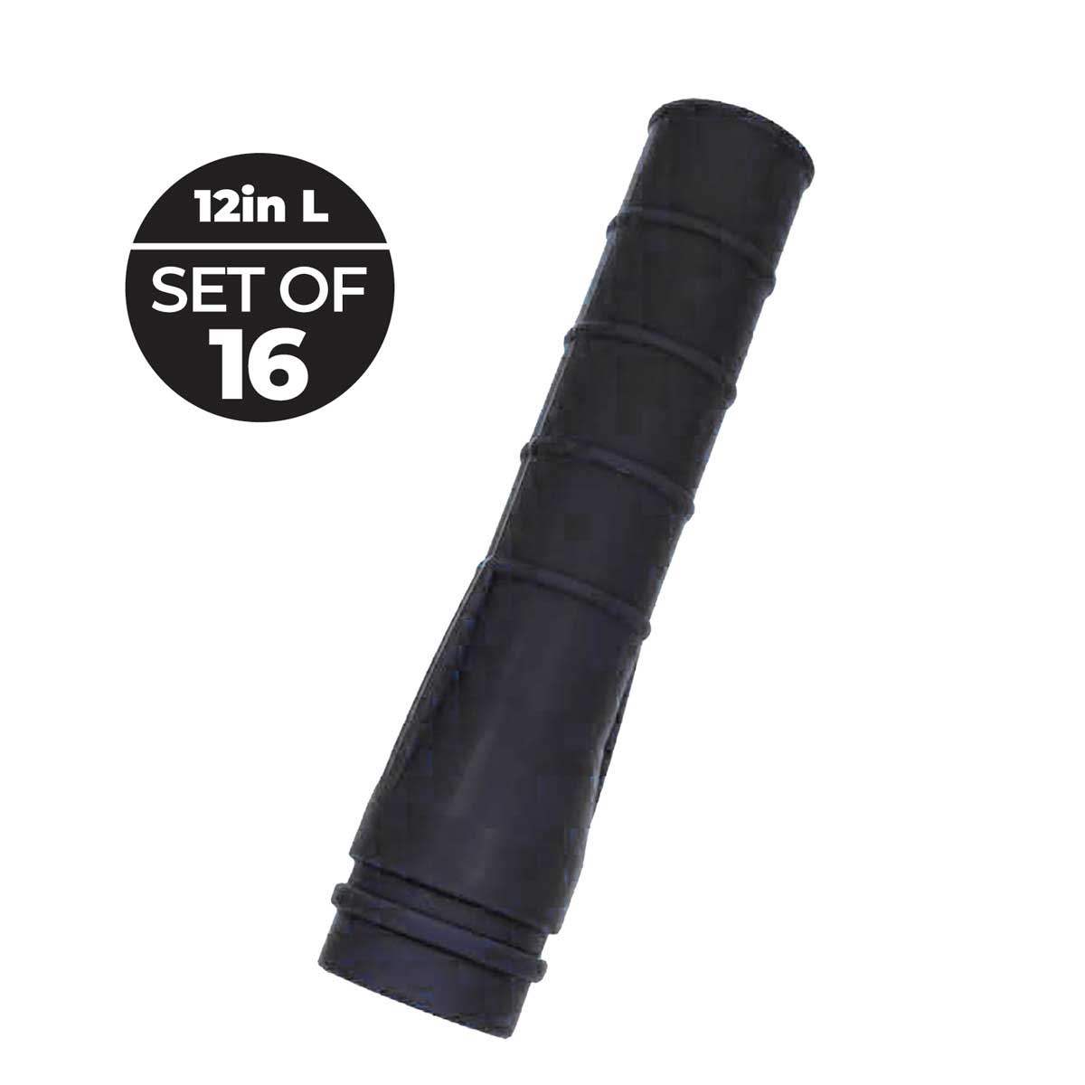 Sonny's 12'' Silicone Black Mammoth Trunk Nozzle (Set of 16) – Car Wash ...