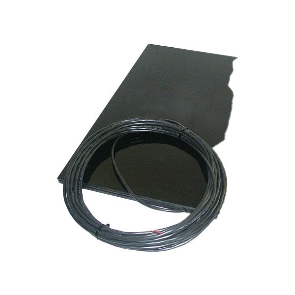 EMX Industries Polypropylene 23-3/4'' L x 23-3/4 W x 1'' Depth Black S ...