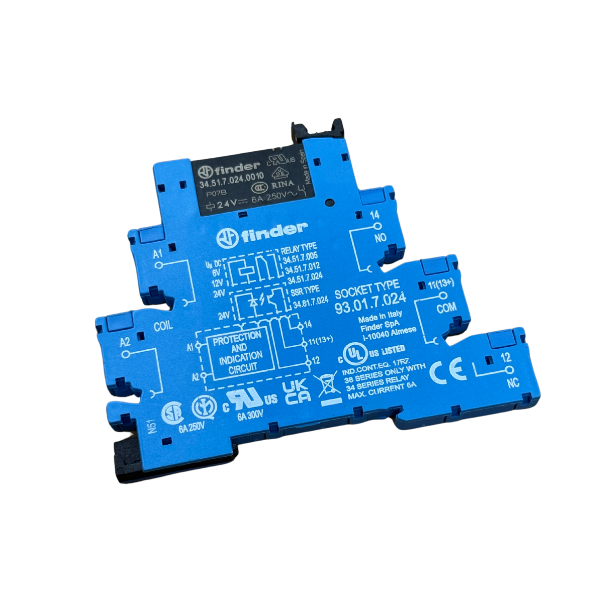 Relay & Socket 24VDC Finder – Car Wash Superstore
